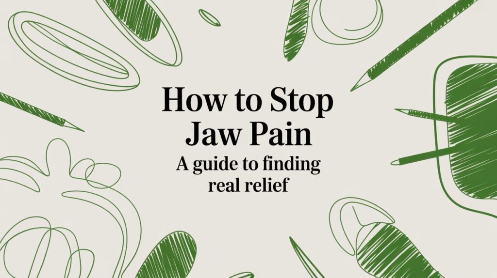 How to Stop Jaw Pain a Guide to Finding Real Relief - Pain and Sleep ...