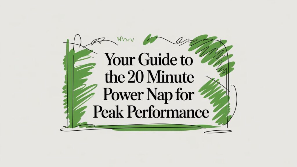 Your Guide to the 20 Minute Power Nap for Peak Performance - Pain and ...